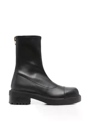 GIUSEPPE ZANOTTI Zip-embellishment Ankle Boots - Black
