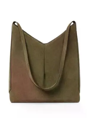 Studio Nicholson Hoho Suede Tote Bag - Green