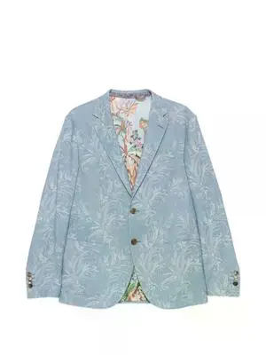 Etro Paisley-print Blazer - Blue