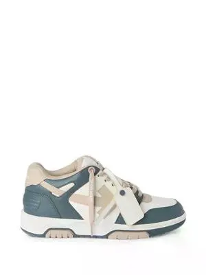 Off-White Out Of Office Panelled Sneakers - Green