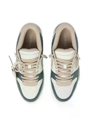 Off-White Out Of Office Panelled Sneakers - Green