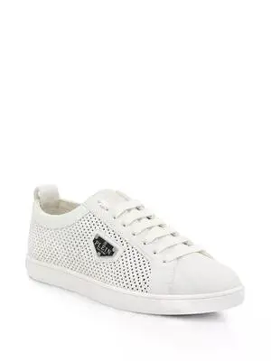 Philipp Plein Perforated Suede Sneakers