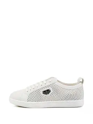 Philipp Plein Perforated Suede Sneakers - Neutrals