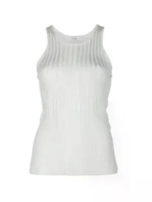 Co Sleeveless Top - White