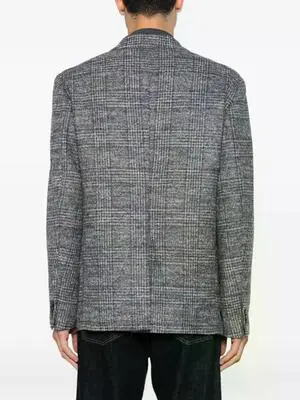 Etro Check-pattern Notched-lapel Blazer