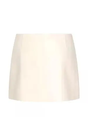 P.a.r.o.s.h High-waisted A-line Mini Skirt - Neutrals
