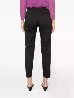 MY TWIN Heart Plaque Slim-fit Trousers
