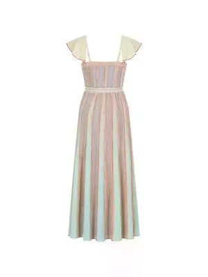 FORTE_FORTE Pleated Maxi Dress - Pink