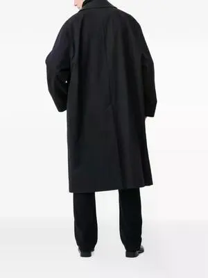 Studio Nicholson Leather-collar Trench Coat