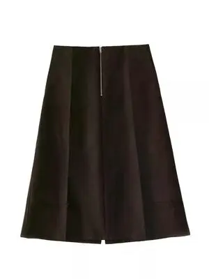 Studio Nicholson Darc Pressed-crease Midi Skirt