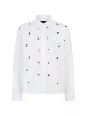 Dsquared2 Skiers Embroidered Boxy Shirt