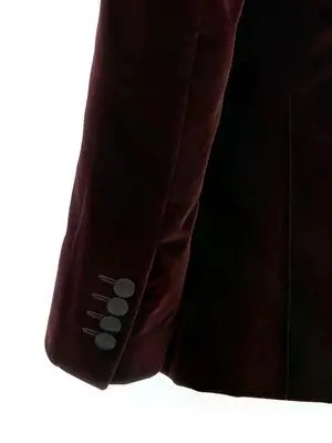 Pal Zileri Velvet Single-breasted Blazer