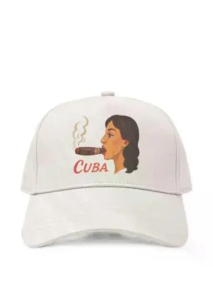 MELT Graphic-print Baseball Cap - Neutrals