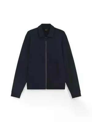 BOSS Zip-up Shirt Jacket - Blue