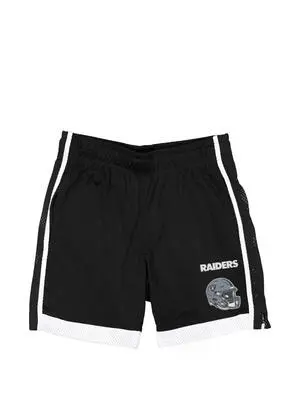 New Era Logo-print Mesh Shorts - Black