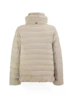 Herno Padded Calf Suede-effect Jacket