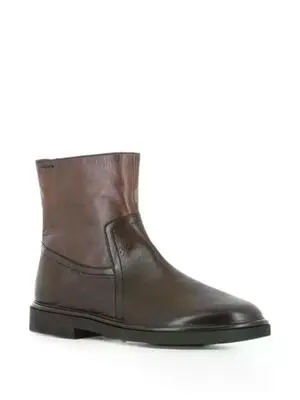ALEXANDER HOTTO Side-zip Leather Boots