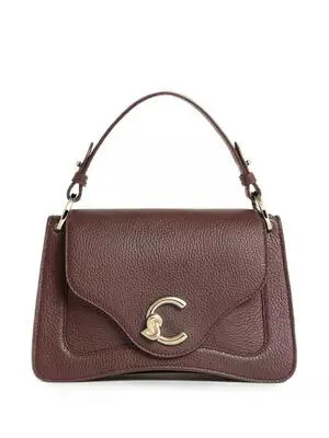 COCCINELLE Grained-leather Shoulder Bag - Red