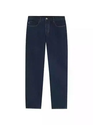 Hugo Jonah Logo-patch Straight-leg Jeans - Blue