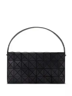 Issey Miyake Geometric-panel Shoulder Bag - Black