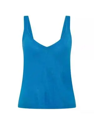 Posse Petra V-neck Tank Top - Blue