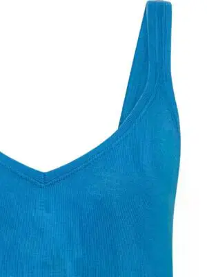 Posse Petra V-neck Tank Top - Blue
