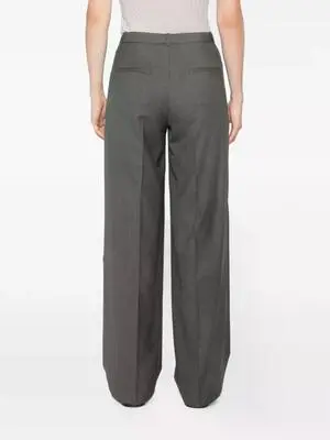 Peserico Pressed-crease Wool Trousers