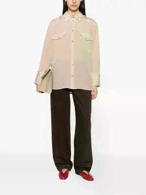 Alice + Olivia Flap-pocket Button-up Shirt