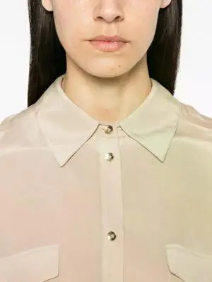 Alice + Olivia Flap-pocket Button-up Shirt