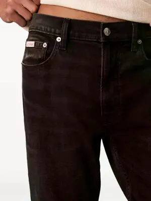 Calvin Klein Logo-patch Straight-leg Jeans