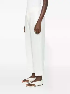Max Mara Pressed-crease Turned-up Trousers