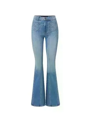 Veronica Beard Beverly Panelled Flared Jeans