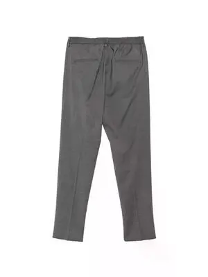 Tagliatore Pleated Drawstring Trousers - Grey