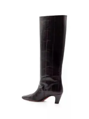 CASTAGNA Debby Textured Knee-high Boots