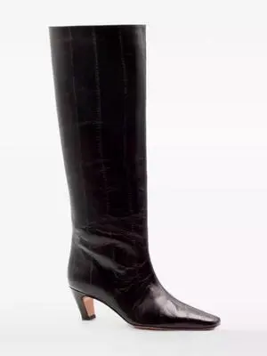 CASTAGNA Debby Textured Knee-high Boots