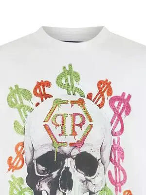 Philipp Plein Jersey T-shirt Dollar Spray