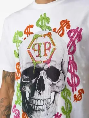 Philipp Plein Jersey T-shirt Dollar Spray