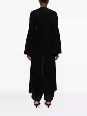 ANTONINO VALENTI Ribbed Bell-sleeve Cardigan