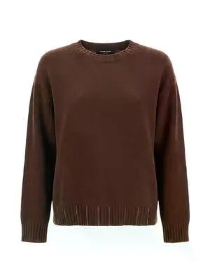 Fabiana Filippi Bead-embellished Knitted Sweater - Brown