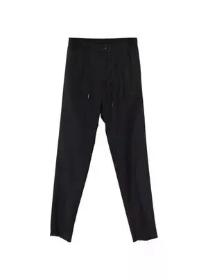 Tagliatore Drawstring-waistband Pleated Trousers - Blue