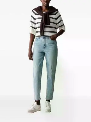 LEVI'S High-waisted Distressed-effect Jeans