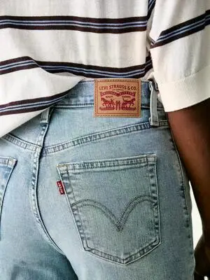 LEVI'S High-waisted Distressed-effect Jeans