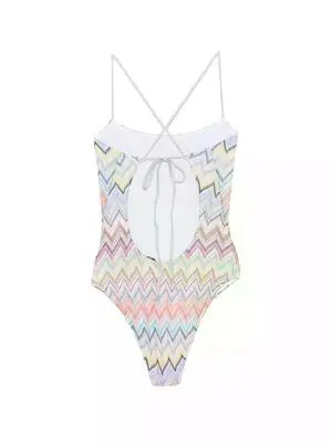Missoni Zigzag-knit Swimsuit