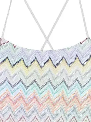 Missoni Zigzag-knit Swimsuit