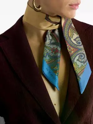 Etro Paisley-print Silk Scarf