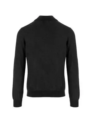 Tagliatore High-neck Sweater - Black