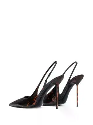 Paris Texas Tortoiseshell-effect Slingback Pumps