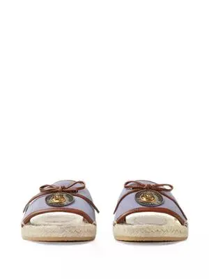 Versace Medusa Charm Bow Detail Espadrilles
