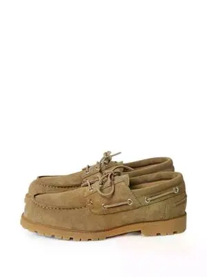 Studio Nicholson Guston Suede Boat Shoes