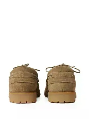 Studio Nicholson Guston Suede Boat Shoes